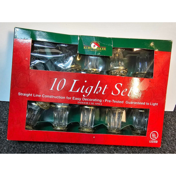 Kurt Adler | Holiday | Vintage Kurt Adler Santas World Light Sets ...